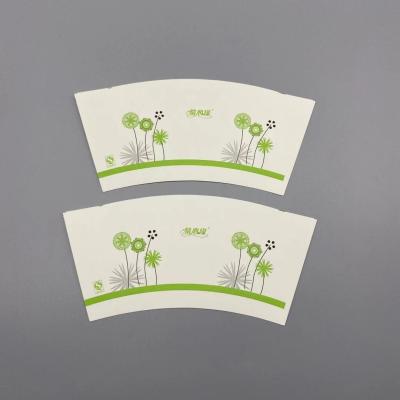 China High grade Paper Cup Fan made from food safe wood pulp paper with flexo printing options and available in various sizes for sale