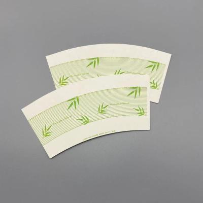 China 9oz 12oz Paper Cup Making Raw Material Flexo Printing Paper Bowl Fan for sale