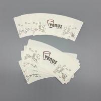 China Die Cut 190gsm Paper Cup Fan High Stiffness SGS Paper Cup Blank for sale