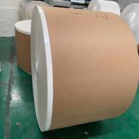 China Brown 12gsm PE Coated Paper Roll 152mm Core Paper Cup Raw Material for sale