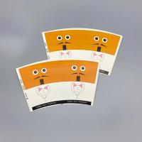 China FSC Flexo Paper Cup Raw Material 230gsm PE Coated Paper Cup Blank for sale