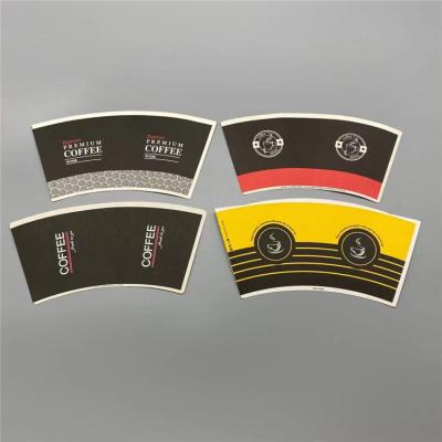 China 210gsm Paper Cup Making Raw Material 2.5oz-32oz Flexographic Printed for sale