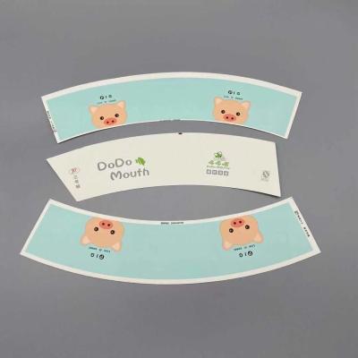 China Printed 7oz 9oz 12oz Cupstock Paper for sale
