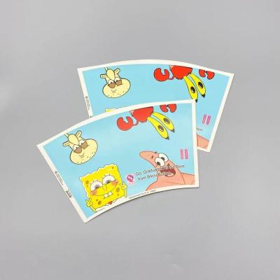 China Greaseproof PE Cupstock Paper Offset Printing 190gsm Paper Cup Blank for sale