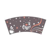 China Custom Printed Disposable Coffee  Paper Cup Fan 9oz  Supply In China for sale