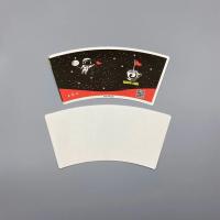 China Waterproof Eco Cup Stock Paper Cup Fan For Hot And Cold Drink for sale
