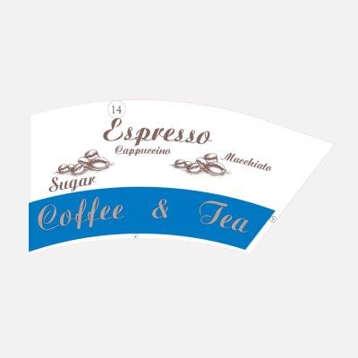 China 7oz 8oz Laminated Paper Cup Blanks for sale