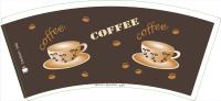 China Smooth Surface Paper Cup Fan  Single Side PE Coated Paper Cup  For Custom Size for sale