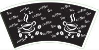 China 10oz Paper Cup Fan For Disposable  Hot Beverage Custom Logo for sale