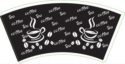 China 10oz Paper Cup Fan For Disposable  Hot Beverage Custom Logo for sale