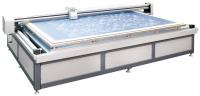 China 360DPI / 720DPI High Resolution Flatbed Inkjet Engraver / Textile Flat Inkjet Engraving Machine for sale