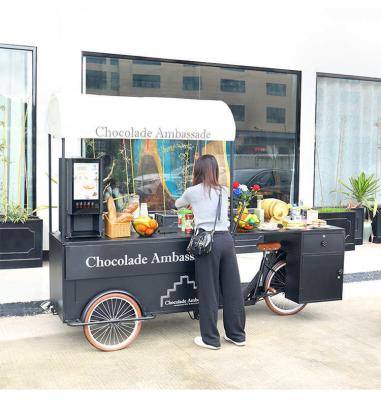 China Beverage Food Cart Mobile Fast Food Vending Popcorn Cupcake Ice Cream Field Trailer for sale