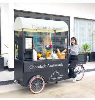 China Beverage Food Cart Mobile Fast Food Vending Popcorn Cupcake Ice Cream Field Trailer for sale