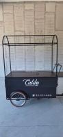 China Electric Tricycle Food Truck with Customized Voltage and Heavy-Gauge Galvanized Steel for sale