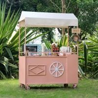 China 200kg Capacity Customized Color Fast Food Cart Bike Electric Food Ice Cream Truck for sale