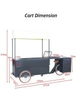 China Maximize Your Food Business Potential with Our 200kg Capacity Food Delivery Tricycle for sale