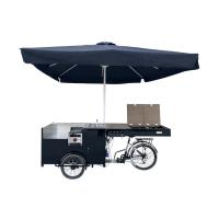 China Mobile Coffee Cart with Bike Technicals and 24-inch Rear Wheels from Glory Coffee for sale