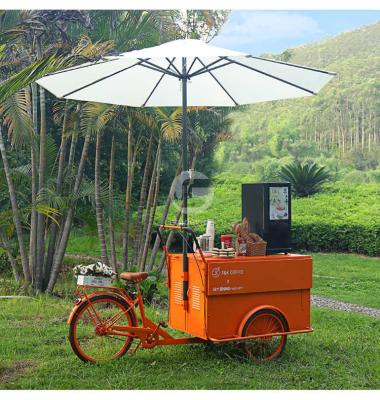 China 3 Wheels Ice Cream Bike Tricycle Mobile Food Cart with Any Color Variation Selection for sale