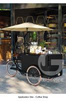 China Fruit Raw Material Coffee Tricycle Ice Cream Food Cart with CE Mobile Pancake Food Truck for sale