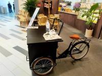 China 250*124*135cm Cannery Application Coffee Food Tricycle Cart with Cargo and Capacity for sale
