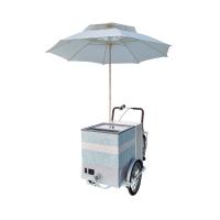 China 214*83*240cm Commercial Coffee Bike for Hot Drinks and Tea Stainless Steel Tricycle for sale