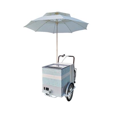 China 214*83*240cm Commercial Coffee Bike for Hot Drinks and Tea Stainless Steel Tricycle for sale