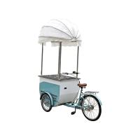 China Ice Cream Bike Freezer Mobile Food Bike for Shop Fried Chicken Hamburger Pizza BBQ for sale