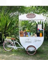 China 200*90*230cm Small Hot Dog Vending Carts Perfect for Selling Snacks at Beach Stands for sale