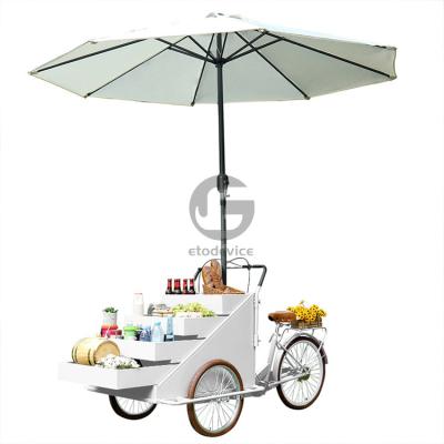 China Leisure Fast Food Equipment Food Bike Vending Truck with Customization Acceptable 80kg for sale