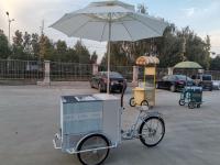 China Customized GLORY Three Wheels Tricycle Outdoor Food Bike Vending Carts for Selling Fast Food for sale