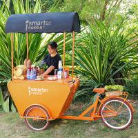 China Type Fast Food Tricycle/Coffee Vending Cart/Coffee Bike for Vegetable Processing Plant for sale