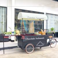 China Mobile Coffee Food Vending Cart with 220V/380V Voltage and Customized Cooking Equipment for sale