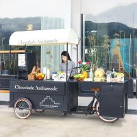 China Mobile Coffee Food Vending Cart with 220V/380V Voltage and Customized Cooking Equipment for sale