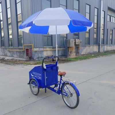 China Tricycle Street Mobile Fast Food Vending Bike Cart with Customized Cooking Equipments for sale