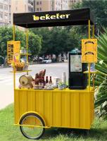 China Ice Cream Tricycle Trailer Food Bike with High Output and Long Service Life for sale
