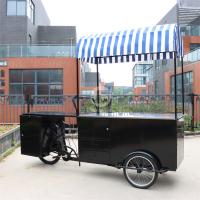 China Bakery Application Fields Any Color Commercial Coffee Cart Bike Food Vending Bicycle for sale