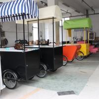 China 110*70cm Mobile Hot Dog Food Vending Cart with Inside Equipments an as Your Requirement for sale