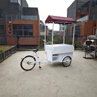 China 2200*900*2000mm Cold Drink Ice Cream Vending Tricycle Popsicle Display Tricycle Bicycle for sale