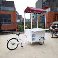 China 2200*900*2000mm Cold Drink Ice Cream Vending Tricycle Popsicle Display Tricycle Bicycle for sale
