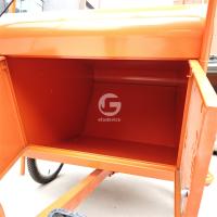 China Mobile Tricycle Food Trolley Multifunctional Street Vending Bike Cart with Umbrella for sale