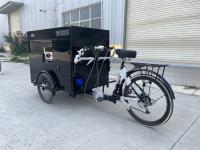 China Outdoor Street Vending Bike Cart with Cargo Space and 304 Stainless Steel Construction for sale