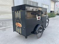 China Outdoor Street Vending Bike Cart with Cargo Space and 304 Stainless Steel Construction for sale