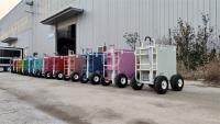 China Fast Food Customized Counter Ice Cream Push Cart with Logo Enhance Your Business Image for sale