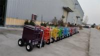 China Small Display Showcase Trolley with Cooler Function Customized Trailer Cart in Any Color for sale