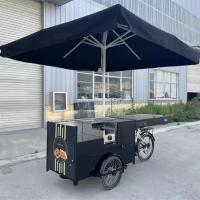 China Customized Color Electric Mobile Drink Tricycle for Fast Food and Coffee Cart Sale for sale