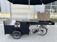 China Street Tricycle Foldable Electric Mobile Fast Food Bike for Serving Drinks and Snacks for sale