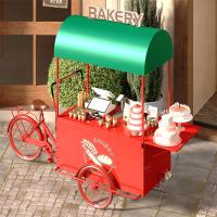 China OEM Commercial Mobile Coffee Cargo Bike Tricycle with 3 Wheels and Soybean Storage for sale