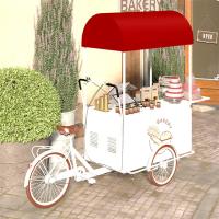 China 220v Food Delivery  Tricycle  Bike Cart High Output Convenient for sale