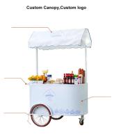 China Ice Cream push Cart  Cargo Tricycle for Mobile Food Business for sale