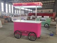 China ice cream trolley cart commercial ice cream cart cart ice cream for food business for sale